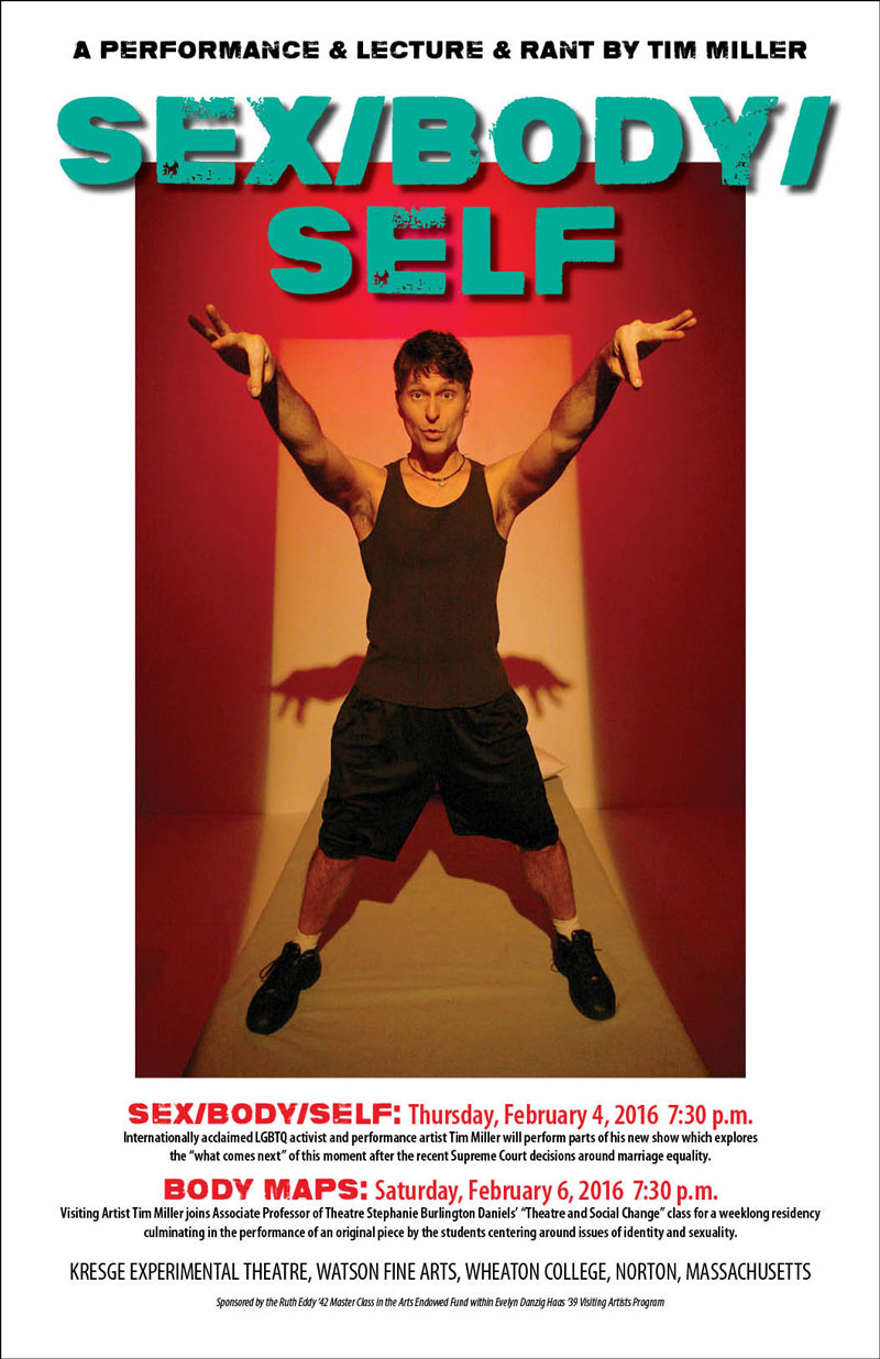 SEX/BODY/SELF featuring Tim Miller - Blog - Wheaton College | Massachusetts