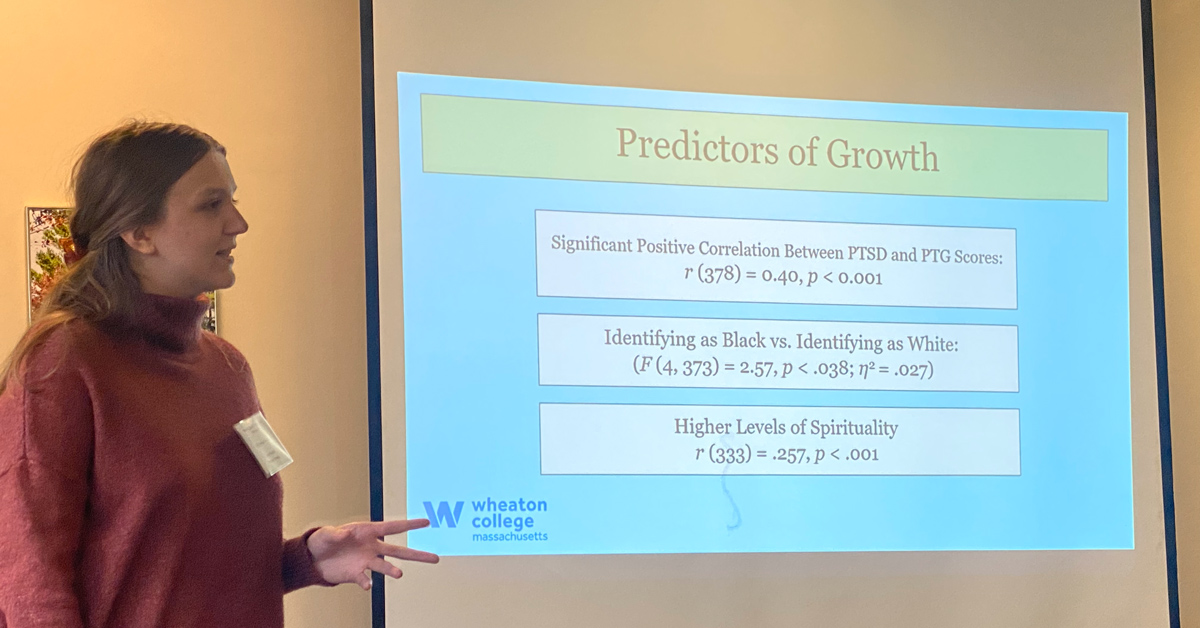 Jenna Beebe '24 grows as a researcher - Blog - Wheaton College ...
